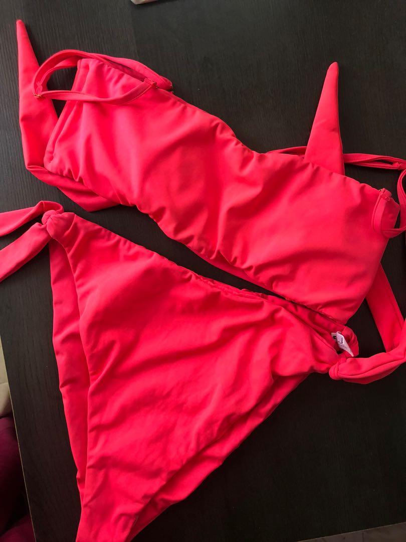 Nekid neon pink bikini, Women's Fashion, Swimwear, Bikinis & Swimsuits ...