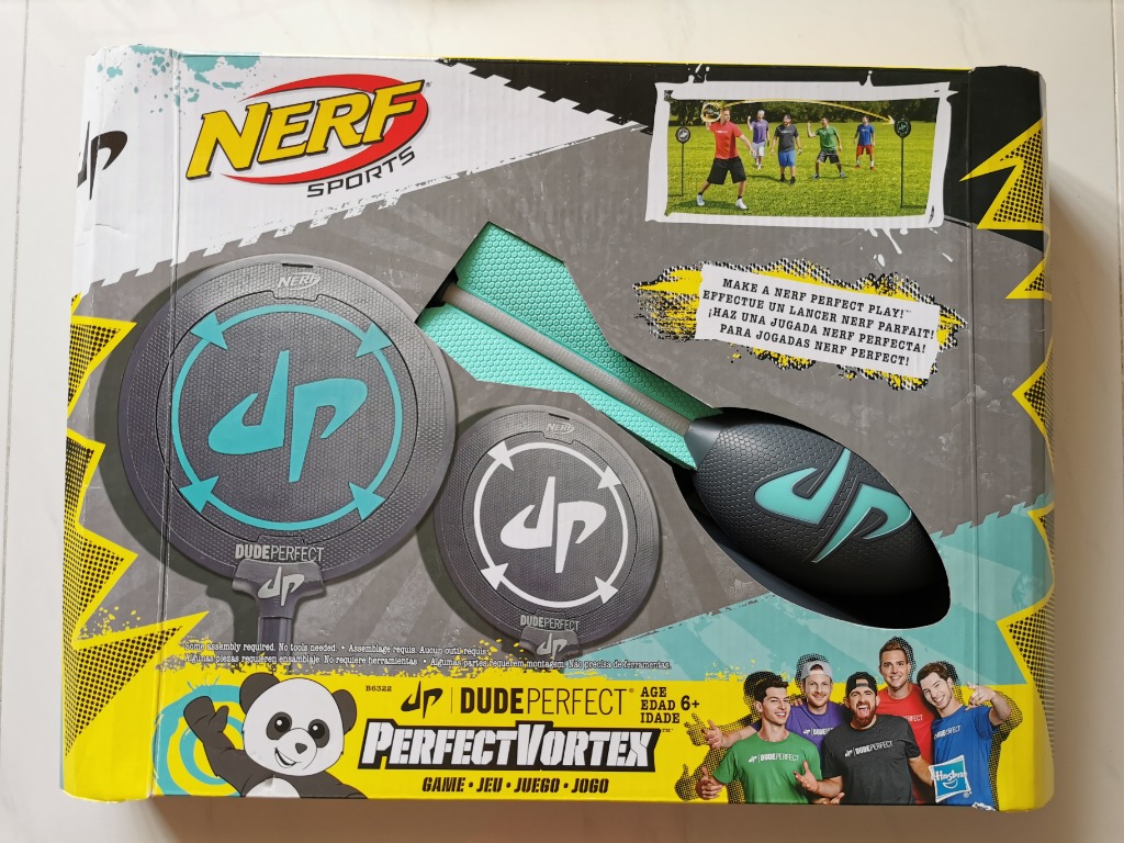 NERF Sports Dude Perfect Vortex outdoor Game, Hobbies & Toys, Toys ...