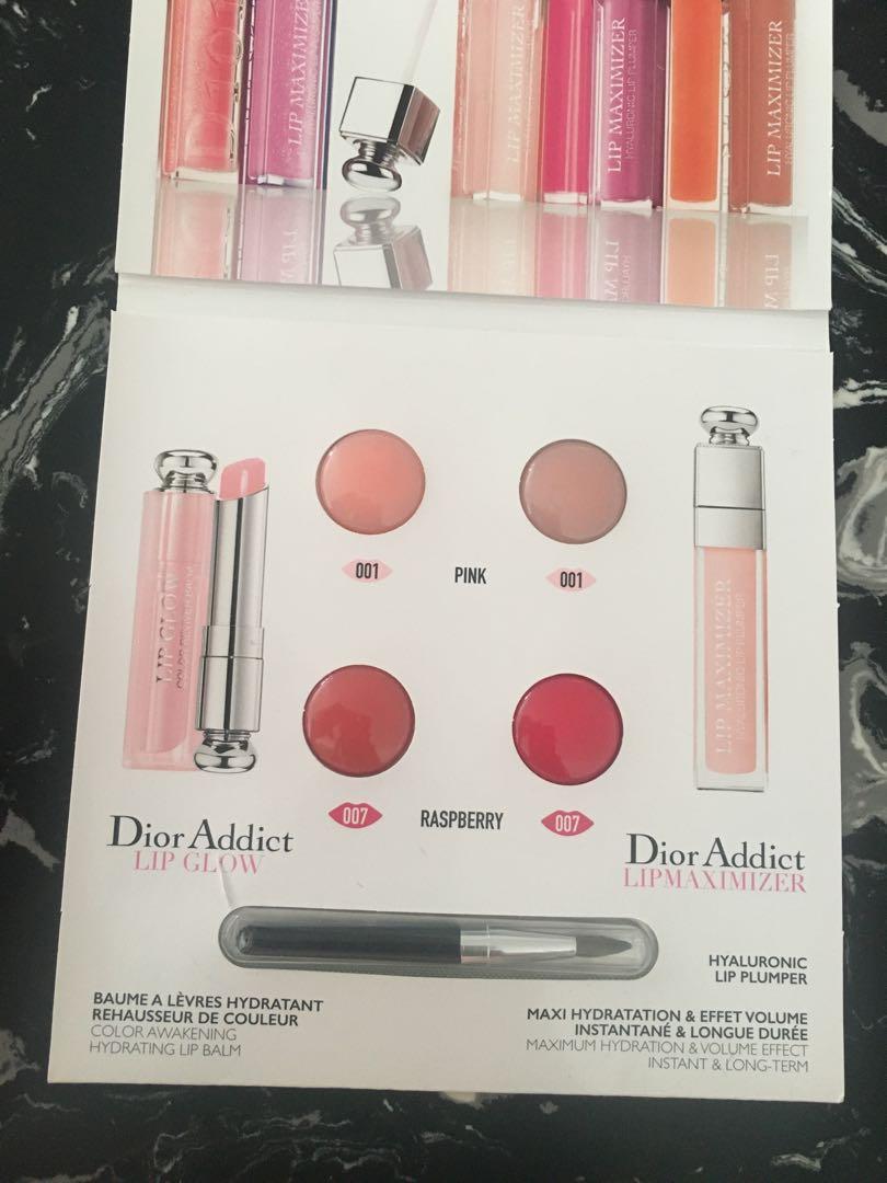 *NEW* Dior Addict Lip Glow & Lip Maximizer Sample Kit, Beauty ...