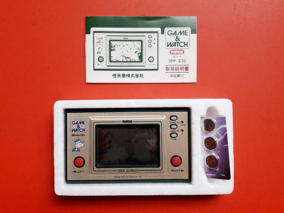 Nintendo : 1981 POPEYE ( PP - 23 ) , Made in Japan , Wide Screen ...
