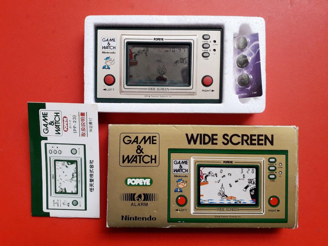 Nintendo : 1981 POPEYE ( PP - 23 ) , Made in Japan , Wide Screen ...