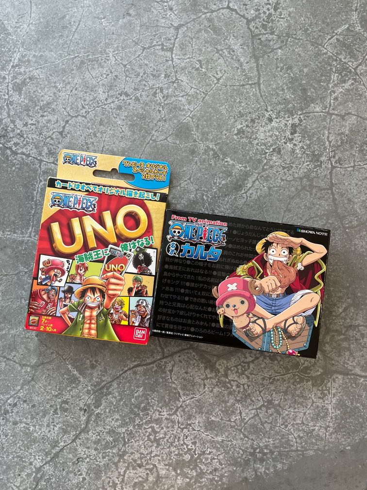 One piece uno Japanese card game, Hobbies & Toys, Toys & Games on Carousell