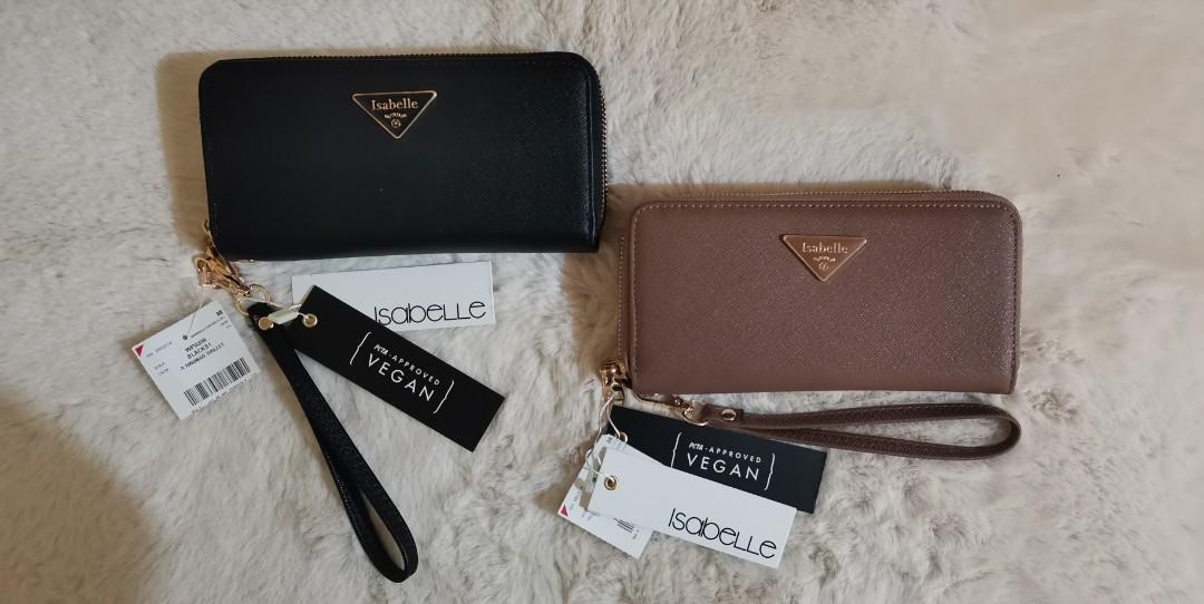 Original Isabelle double zip long wallet, Women's Fashion, Bags ...