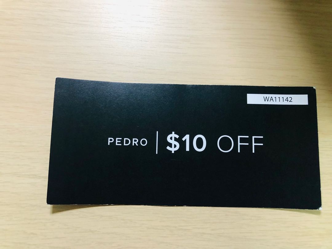 Pedro $10 Cash Voucher total $100, Tickets & Vouchers, Vouchers on ...
