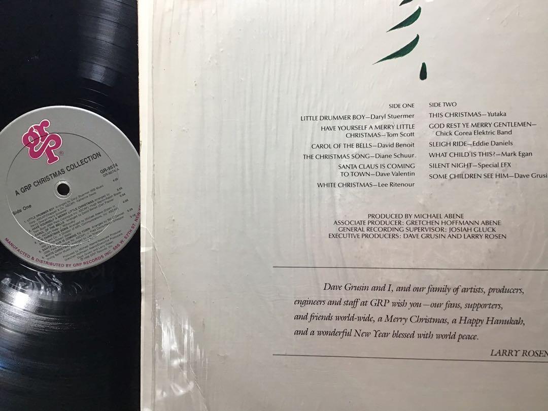 LP GRP Christmas Collection - Dave Grusin Lee Ritenour Diane Schuur OOP ...