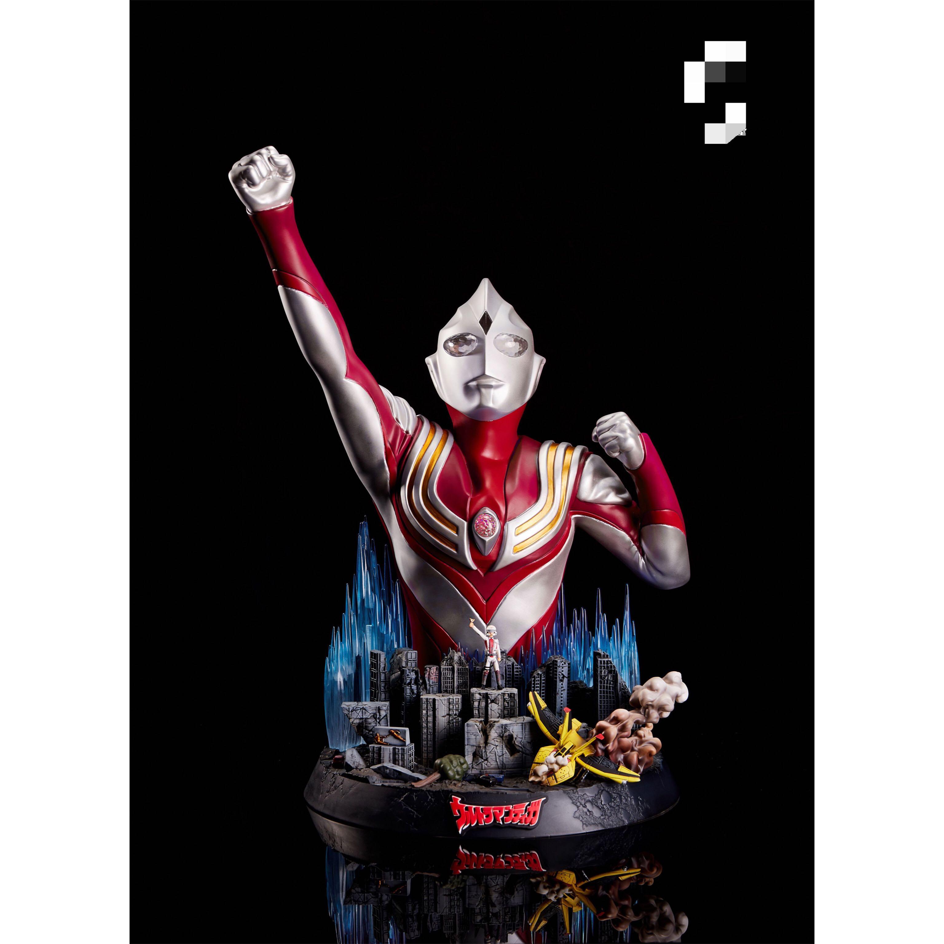 PO: Ultraman Tiga Rising Pose Statue, Hobbies & Toys, Toys & Games on ...