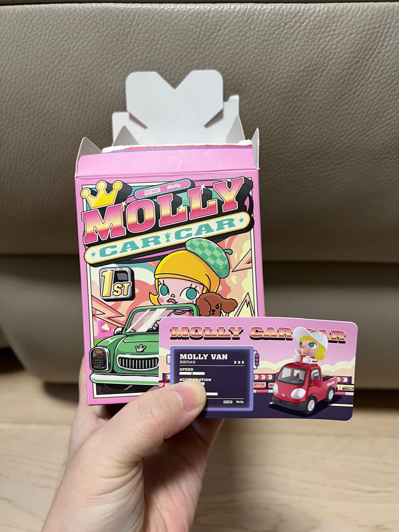 現貨全新Popmart Molly魔力卡卡車盲盒, 興趣及遊戲, 玩具 & 遊戲類 - Carousell