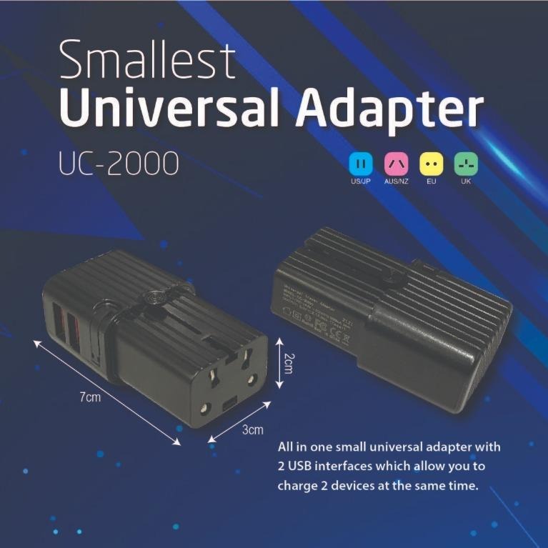 **Portable Universal Adapter**, Computers & Tech, Parts & Accessories ...