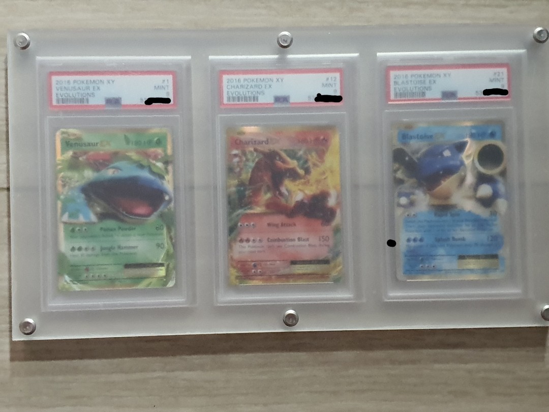 PSA 9 and PSA 10 Slab Charizard, Blastoise, Venusaur, Eevee, Tag Team ...