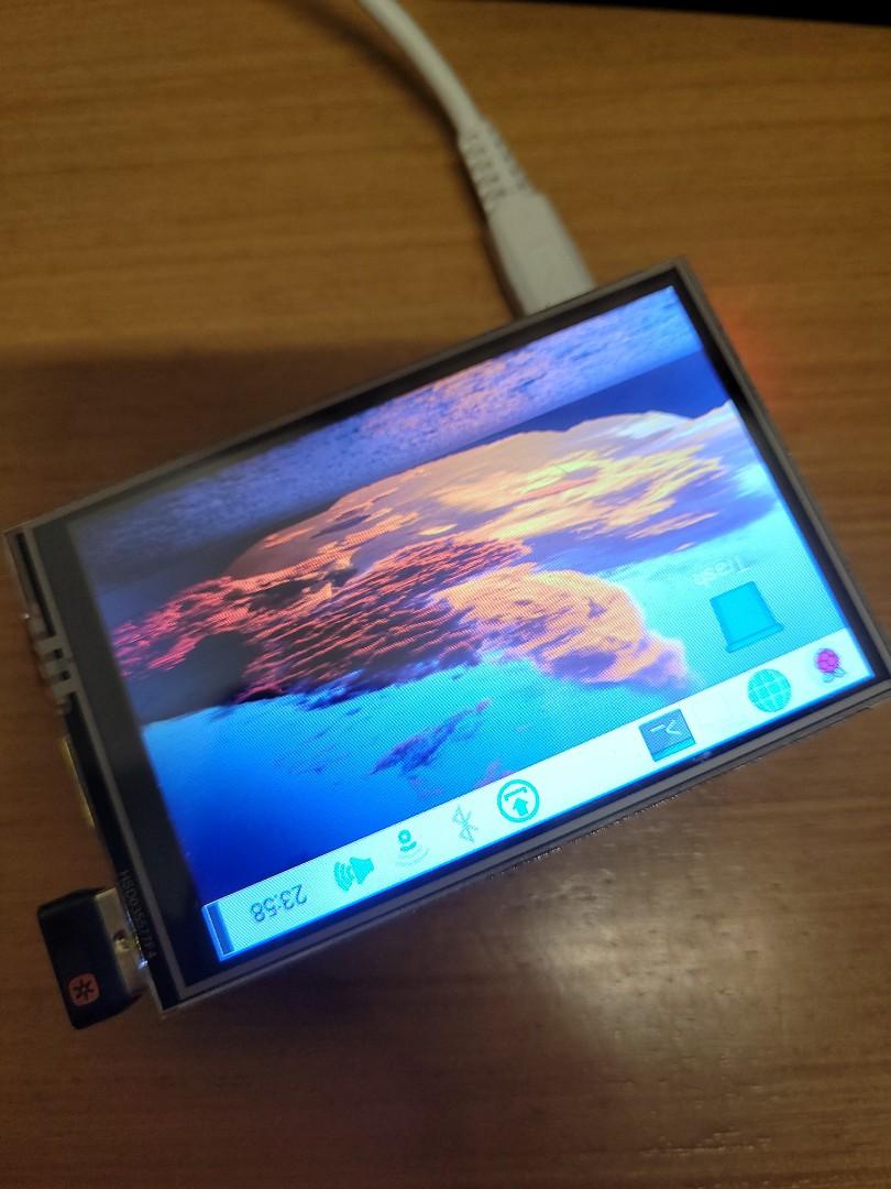 Raspberry pi 3.5 inches LCD RPi 320x480 pixels, 電腦 ＆ 平板電腦, 電腦周邊產品, 電子屏幕 ...