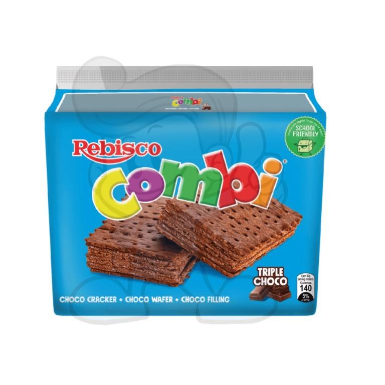 Rebisco Combi Triple Chocolate Sandwich, Pack of 4 (40 x 30g), Food ...