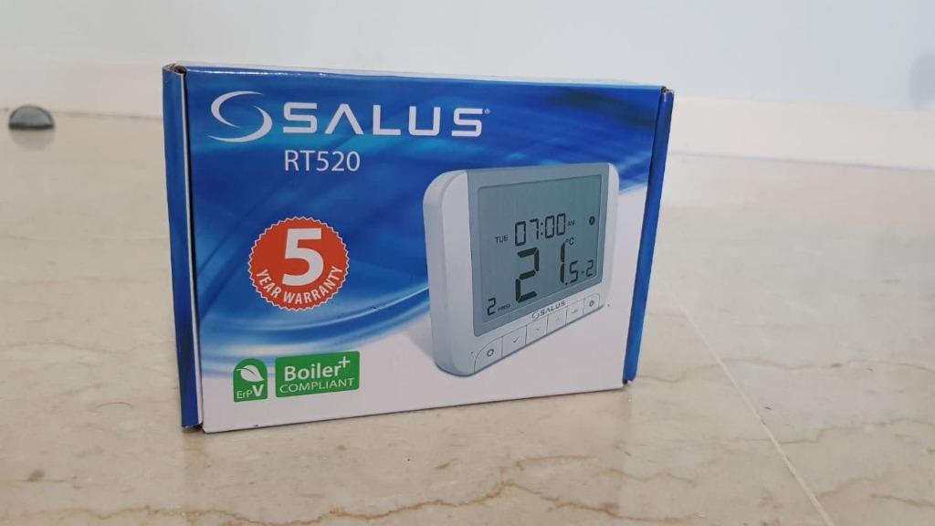 Salus RT520 Boiler Plus Compliant Programmable Room Thermostat (White ...