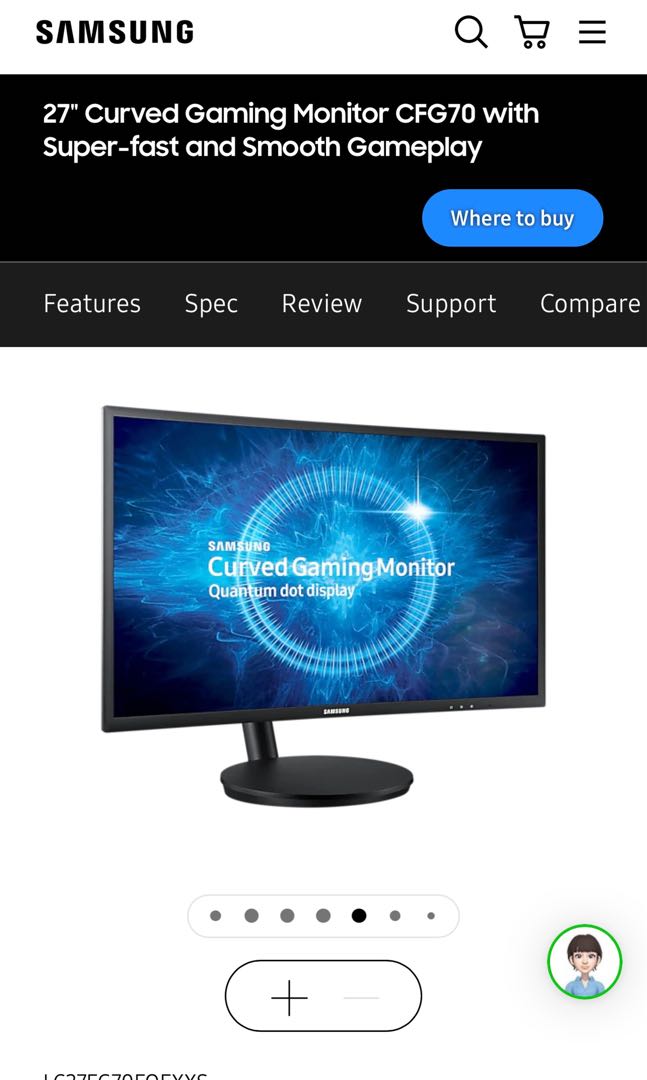 Samsung 144 hz gaming/office monitor, Computers & Tech, Office ...