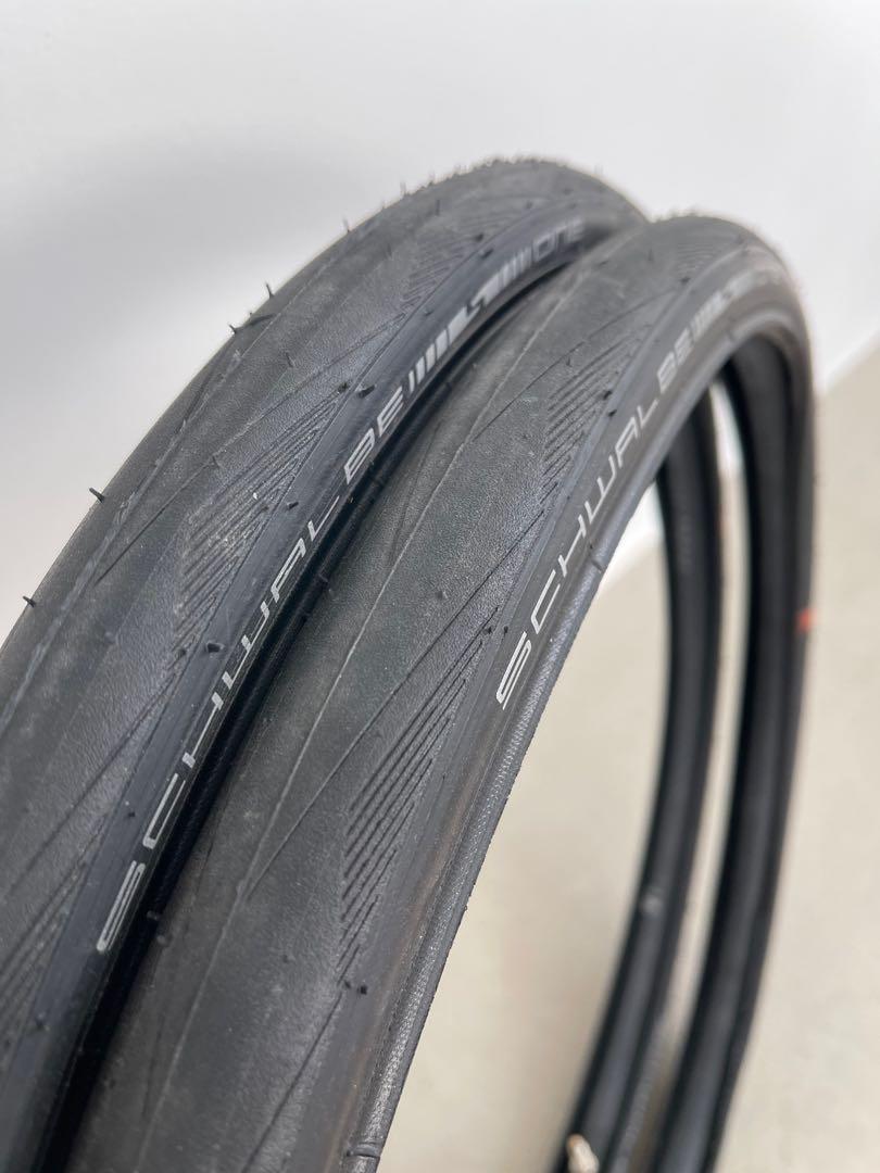 (Bundle deal) Schwalbe One Tyres + SV7A Inner Tubes, Sports Equipment, Bicycles & Parts, Parts ...