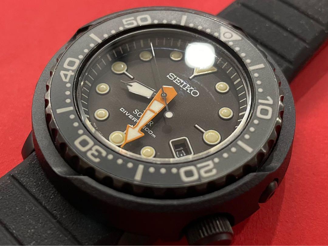 Seiko Solar Tuna SNE577P1, Men's Fashion, Watches & Accessories ...