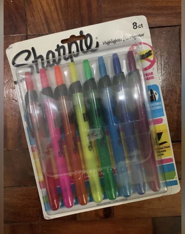 Sharpie Retractable Highlighters, Hobbies & Toys, Stationary & Craft ...