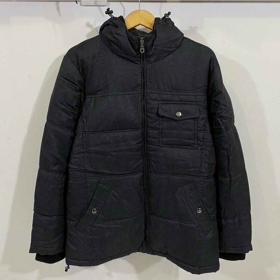 SMART STANDARD DOWN JACKET, Fesyen Pria, Pakaian , Baju Luaran di Carousell