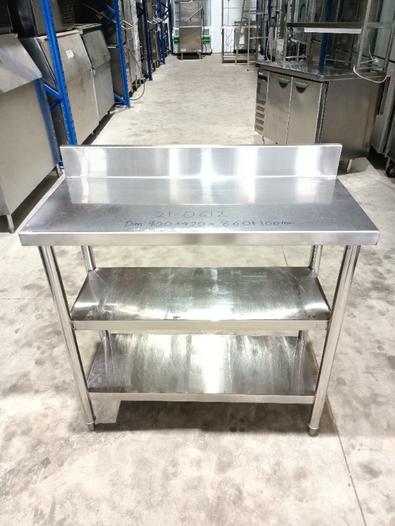 Stainless steel 3 tier work table, TV & Home Appliances, Kitchen ...
