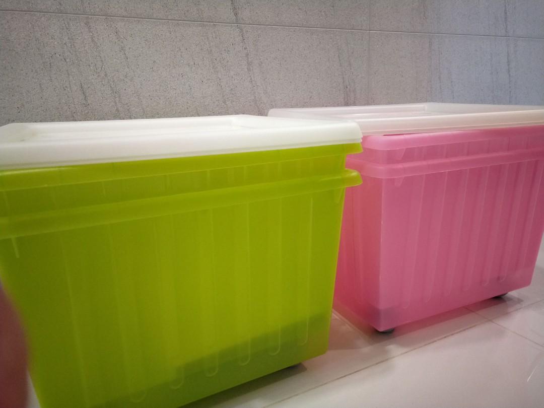 Storage Box with Castors by IKEA, Furniture & Home Living, Furniture ...