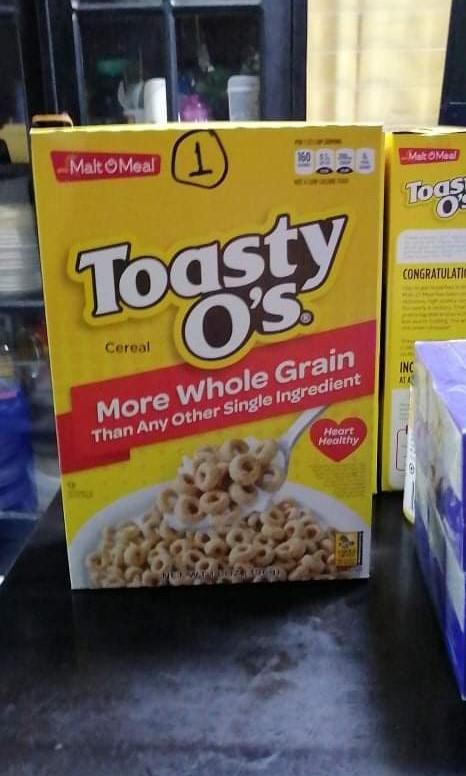 Toasty O's Cereal, Food & Drinks, Packaged & Instant Food on Carousell
