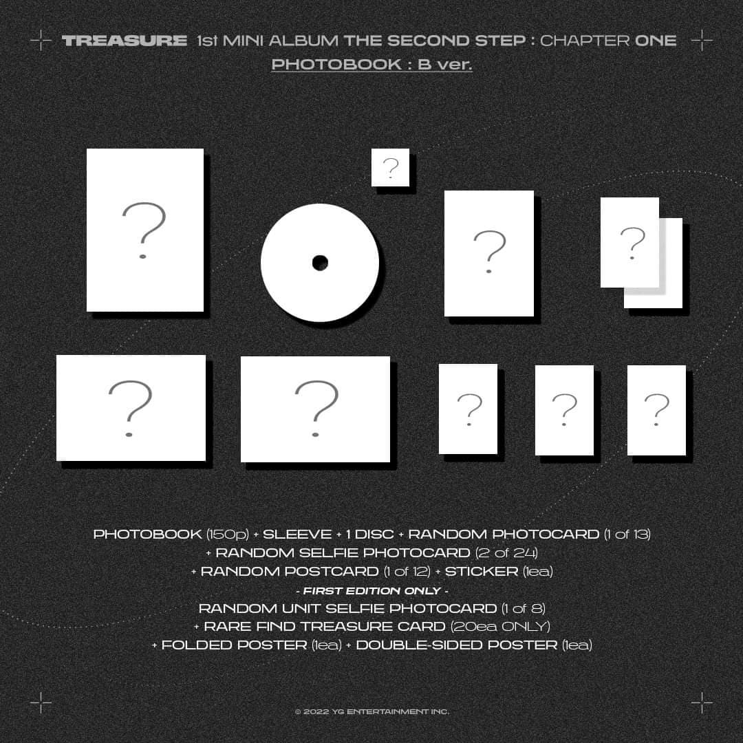 TREASURE 1st MINI ALBUM Photobook Digipack kit Version, Hobbies & Toys ...