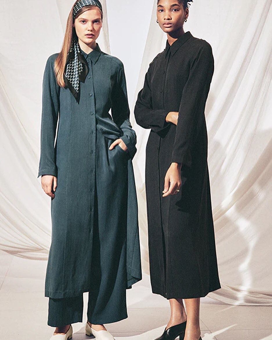 Uniqlo x Hana Tajima Dress in Black, Women's Fashion, Dresses & Sets ...