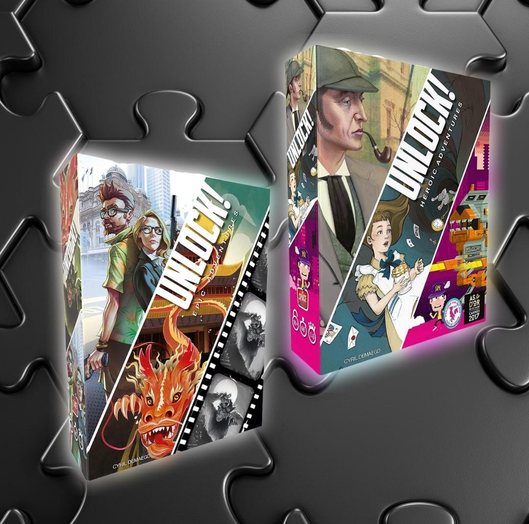 Unlock Epic/Heroic Adventures board game boardgame escape room, Hobbies ...