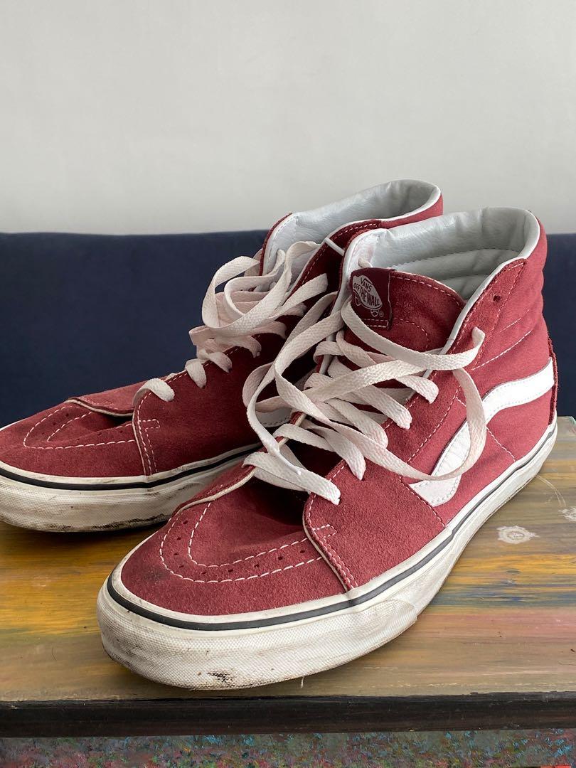 Vans old skool hi top, Men's Fashion, Footwear, Sneakers on Carousell