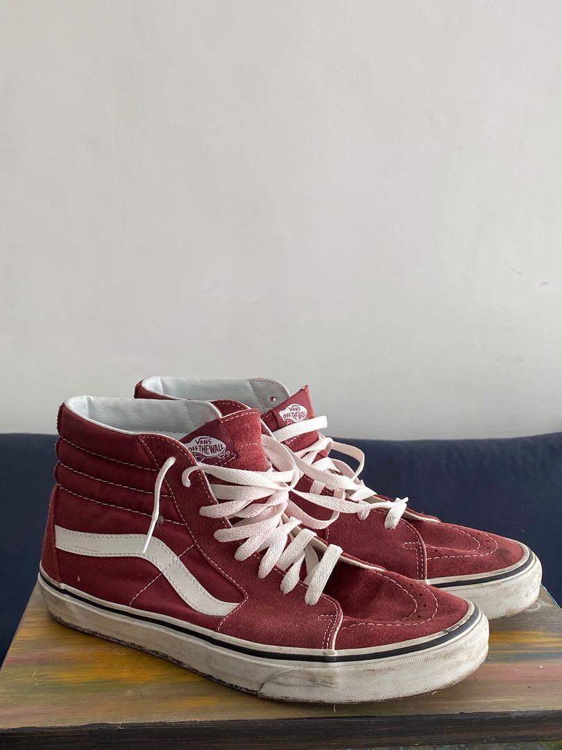 Vans old skool hi top, Men's Fashion, Footwear, Sneakers on Carousell