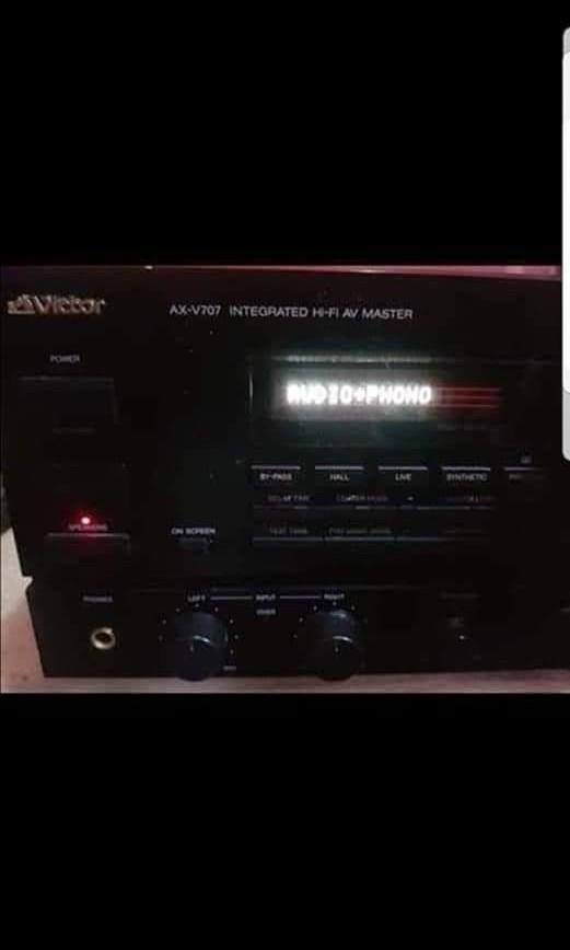 Victor AX-V707 integrated amplfier, Audio, Soundbars, Speakers ...