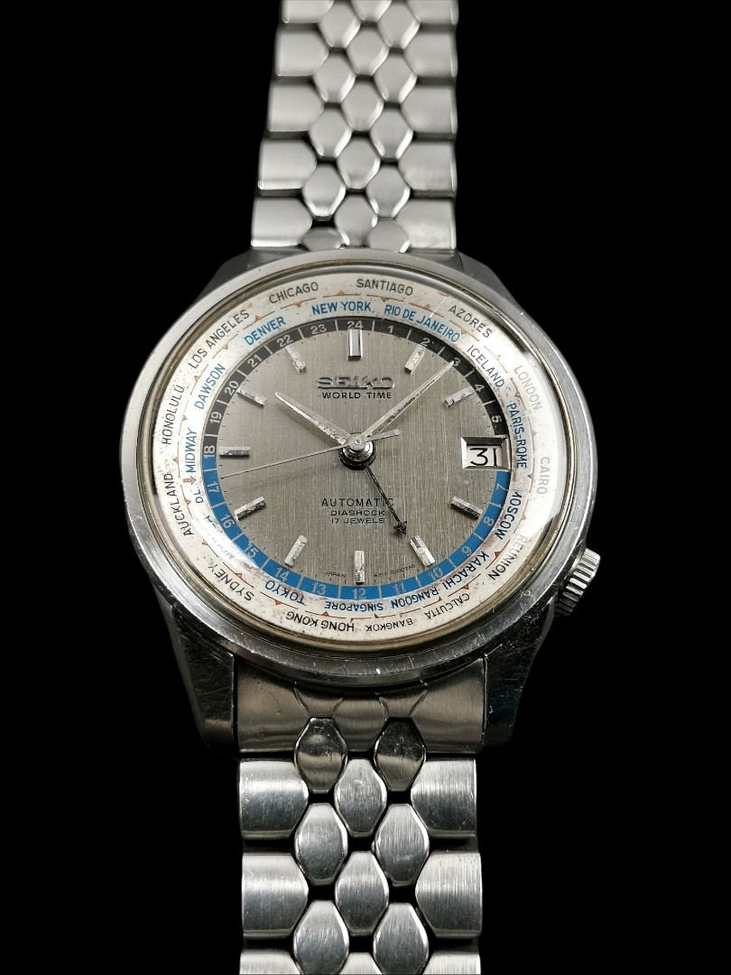 Vintage Seiko 6217-7010 World Time, Men's Fashion, Watches ...