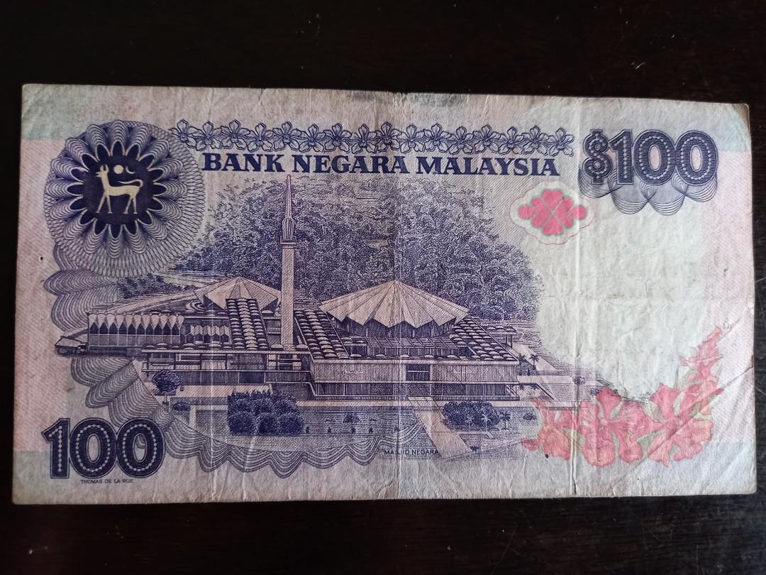 Wang Lama Malaysia RM100 Ahmad Don Old Banknote, Hobbies & Toys ...