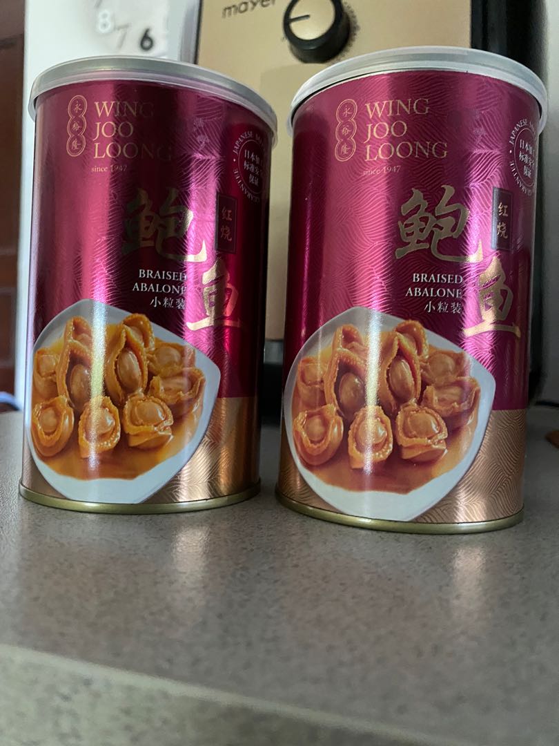 Wing Joo Loong braised abalone cans, Food & Drinks, Packaged & Instant ...