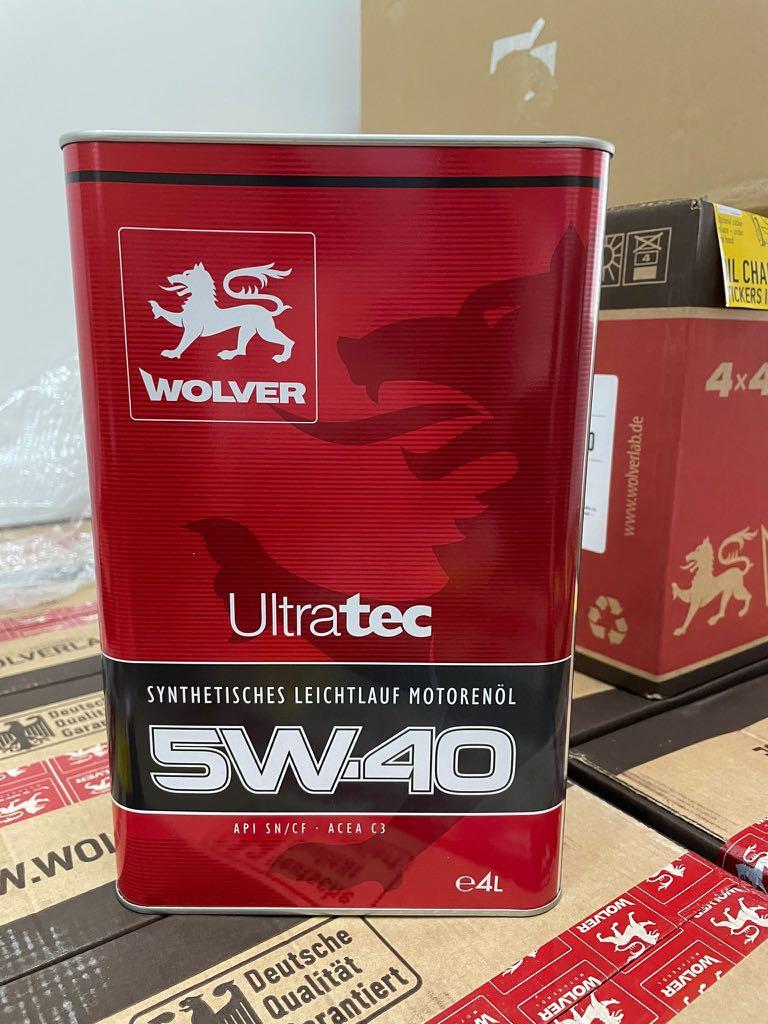 Wolver Ultratec 5w40 4L * Engine Oil for Petrol and Diesel Cars * Made ...