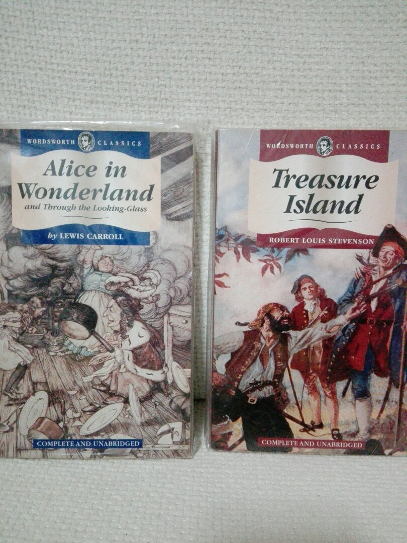 Wordsworth Classics, Treasure Island/Alice in Wonderland, Hobbies ...