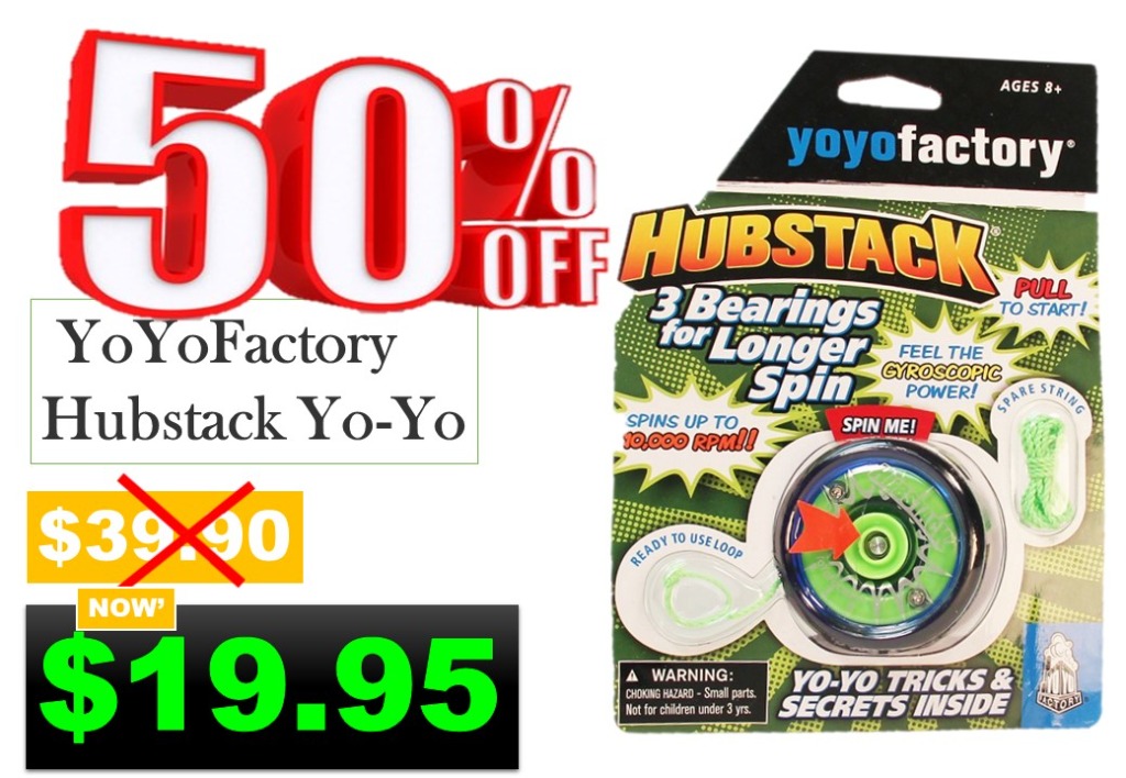YoYoFactory Hubstack Yo-Yo, Hobbies & Toys, Toys & Games on Carousell