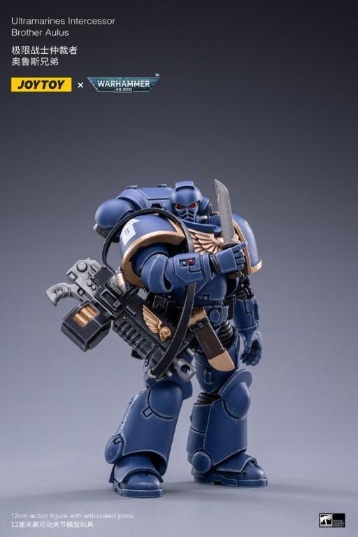 1/18 JoyToy Warhammer40K Ultramarines Intercessors Brother Aulus, 興趣及遊戲 ...
