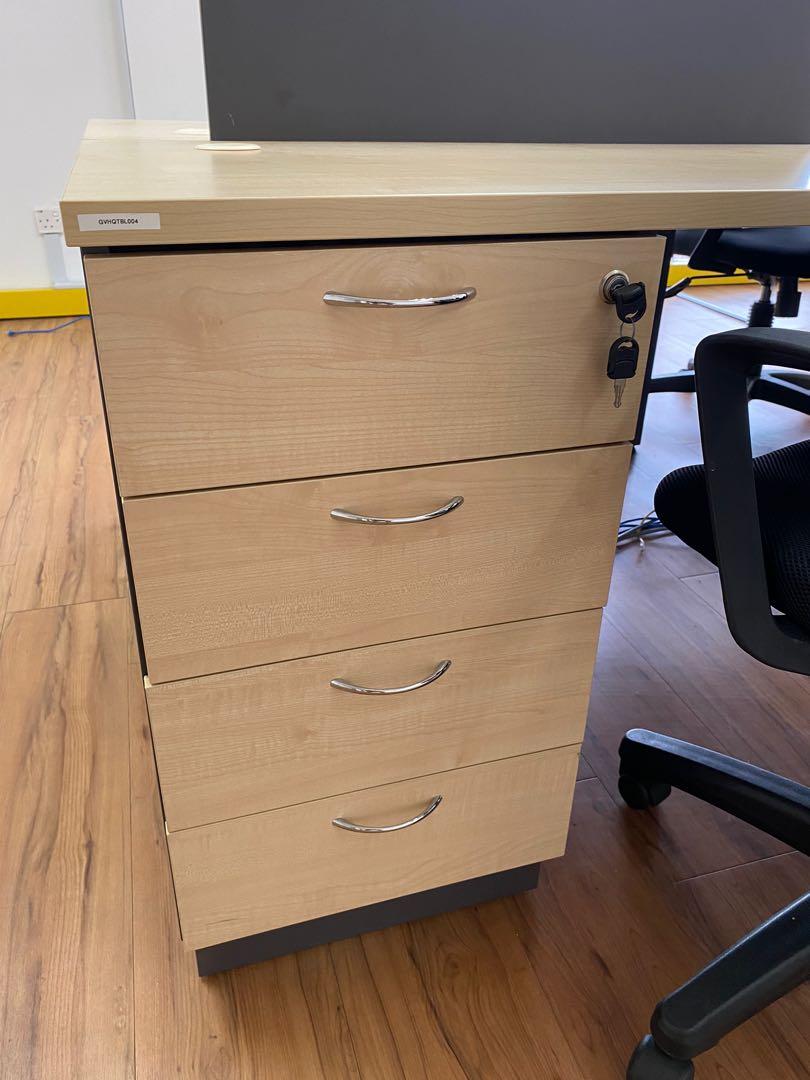 Full set workstation island desk (nego), Furniture & Home Living ...