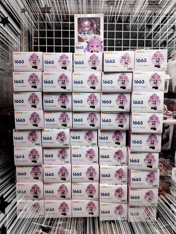 現貨 GoodSmile 黏土人 1663 湊阿庫婭 (hololive production), 興趣及遊戲, 收藏品及紀念品, 明星周邊 - Carousell