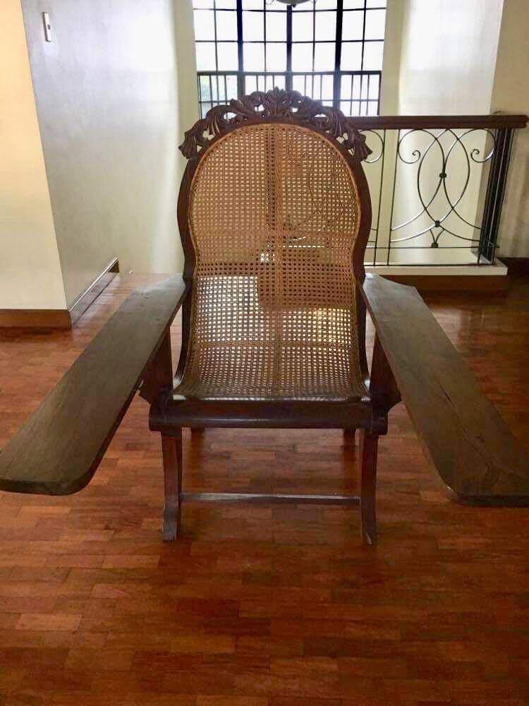 Antique Butaka in Solihiya, Furniture & Home Living, Furniture, Chairs ...