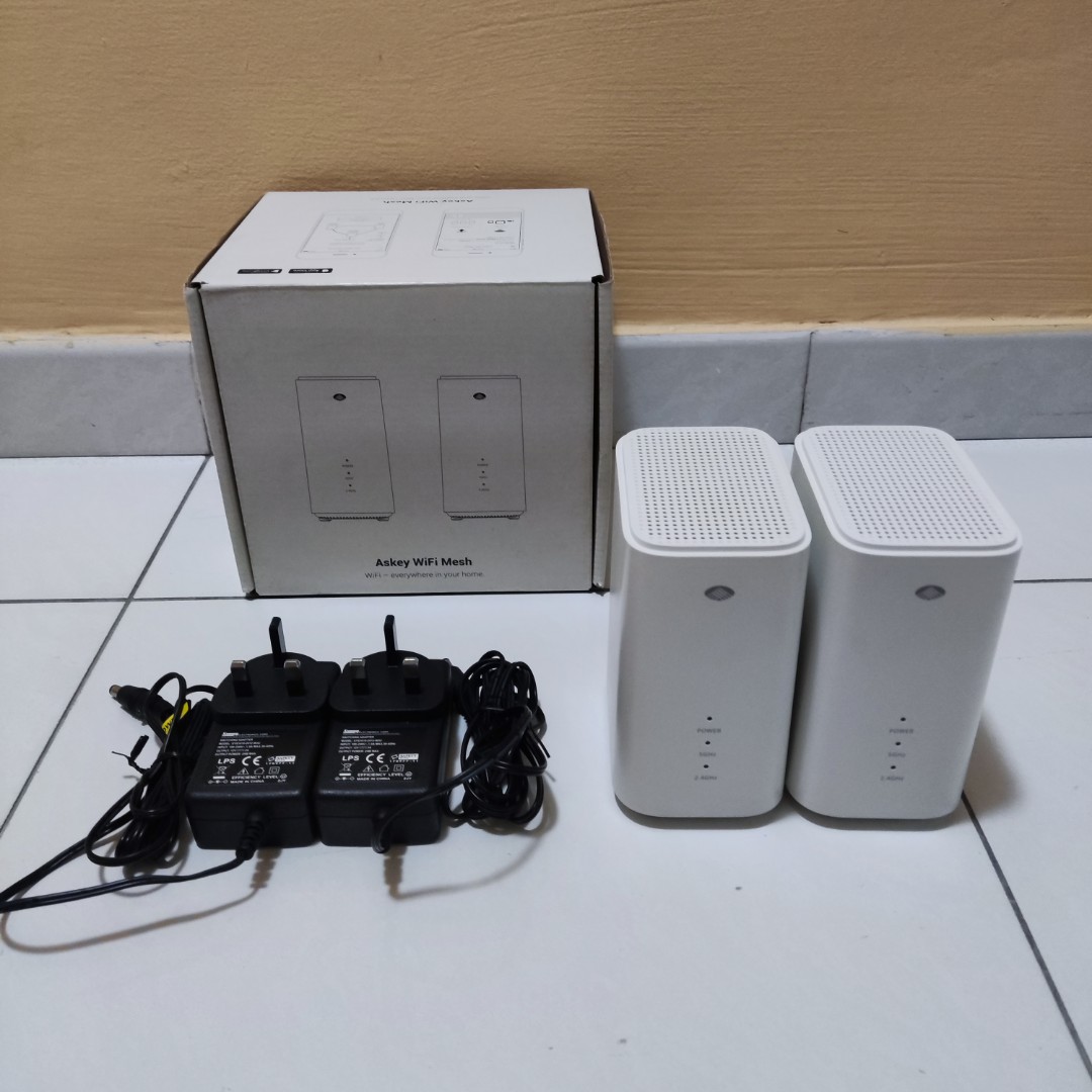 Askey AP5100W Dual Pack Wifi Mesh, Computers & Tech, Parts ...