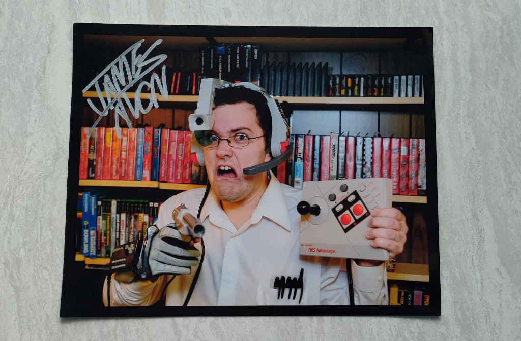 AVGN AUTOGRAPHED PHOTO signed by angry video game nerd nintendo retro ...