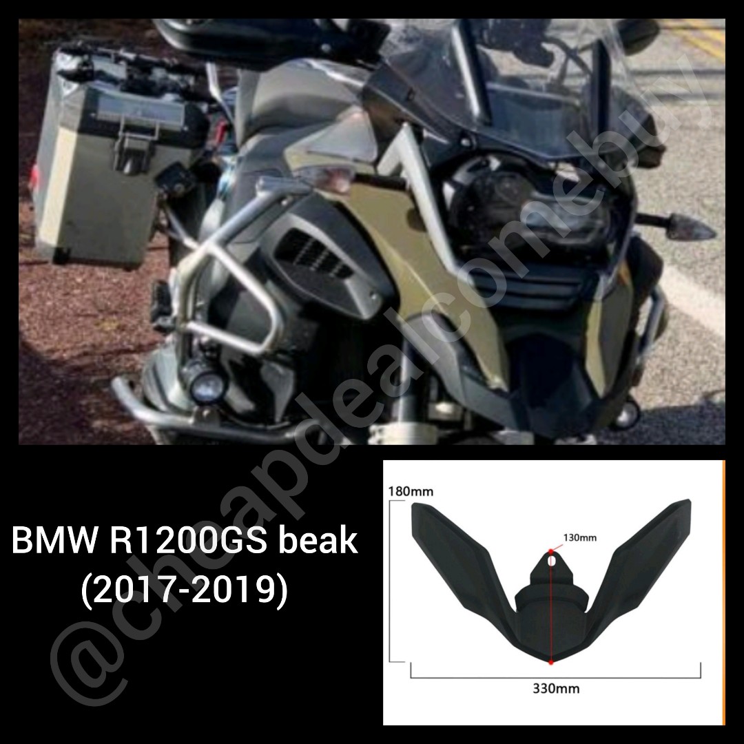 BMW R1200GS beak front fender 2017-2019, Motorcycles, Motorcycle ...