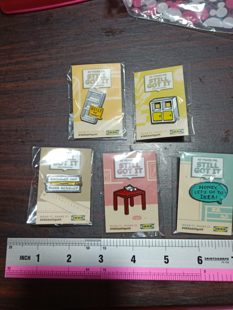 Brand New Ikea Pin Badges, Hobbies & Toys, Memorabilia & Collectibles ...