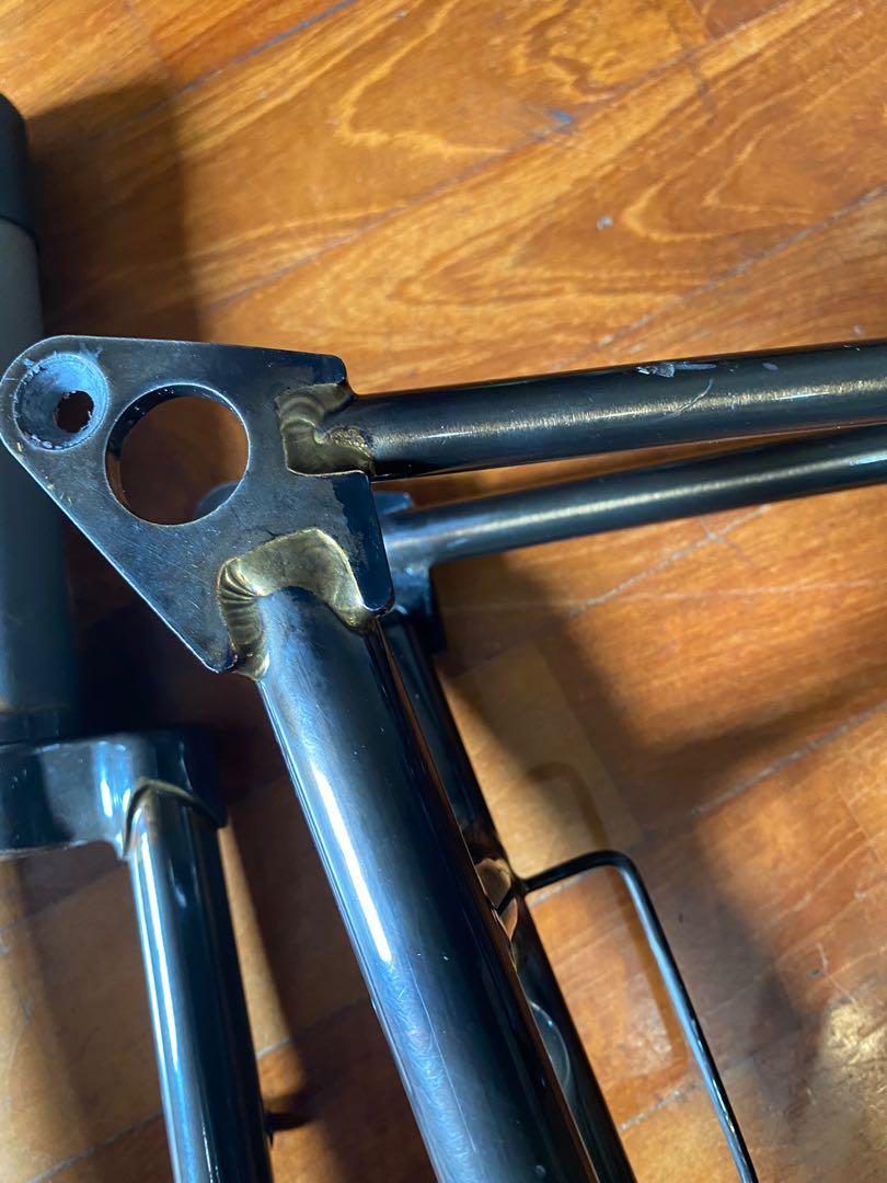 Brompton original rear triangle and fork, Sports Equipment, Bicycles ...