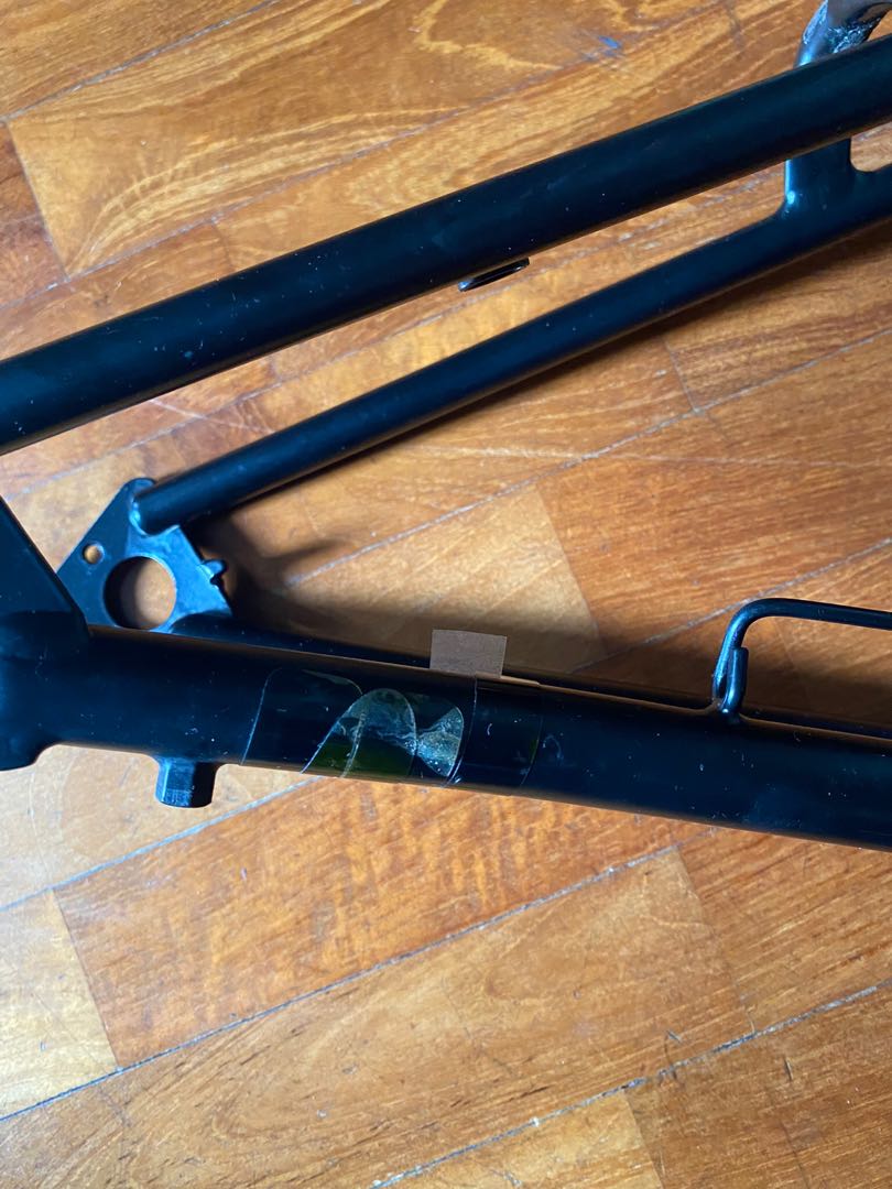 Brompton original rear triangle and fork, Sports Equipment, Bicycles ...