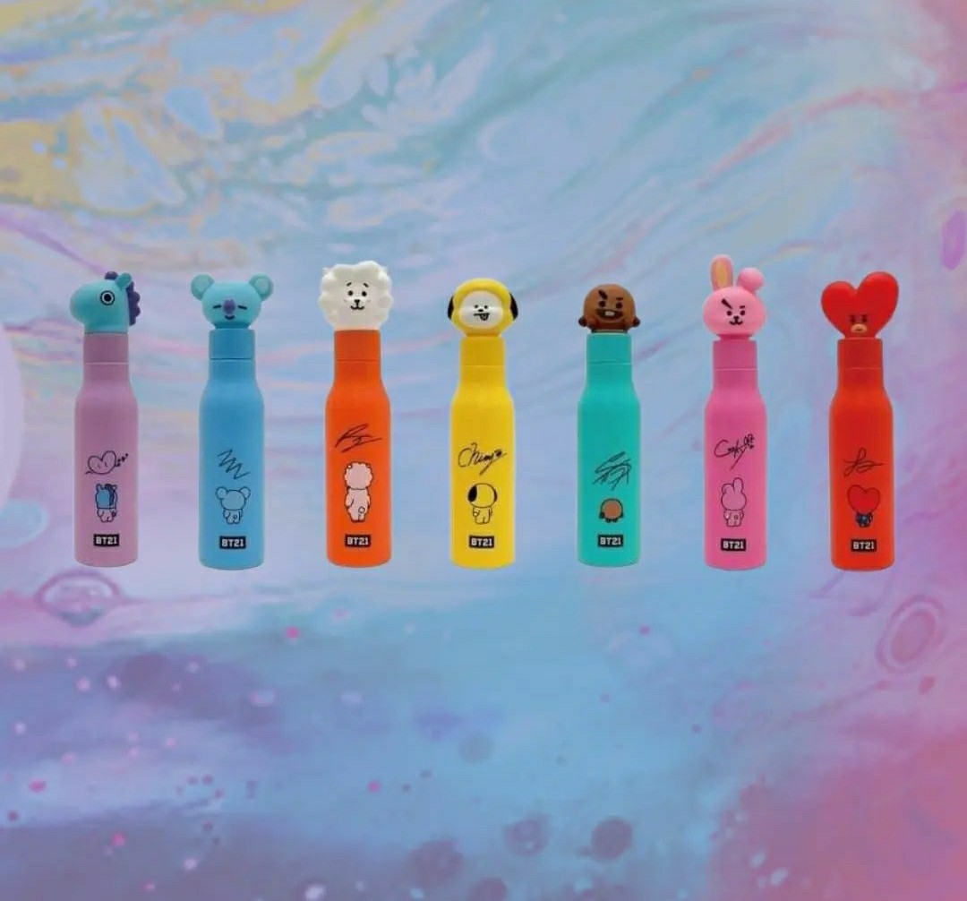 BT21 500ml WATER BOTTLE - OFFICIAL, Hobbies & Toys, Memorabilia ...