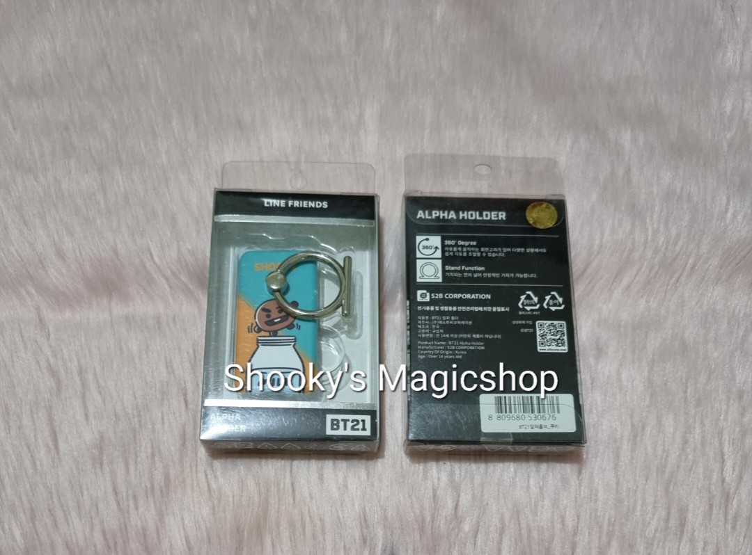 BT21 Alpha Holder - Shooky, Hobbies & Toys, Memorabilia & Collectibles ...