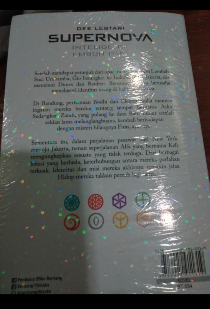 Buku Novel SUPERNOVA Inteligensi Embun Pagi Dee Lestari NEW! SEGEL, Buku & Alat Tulis, Buku di ...