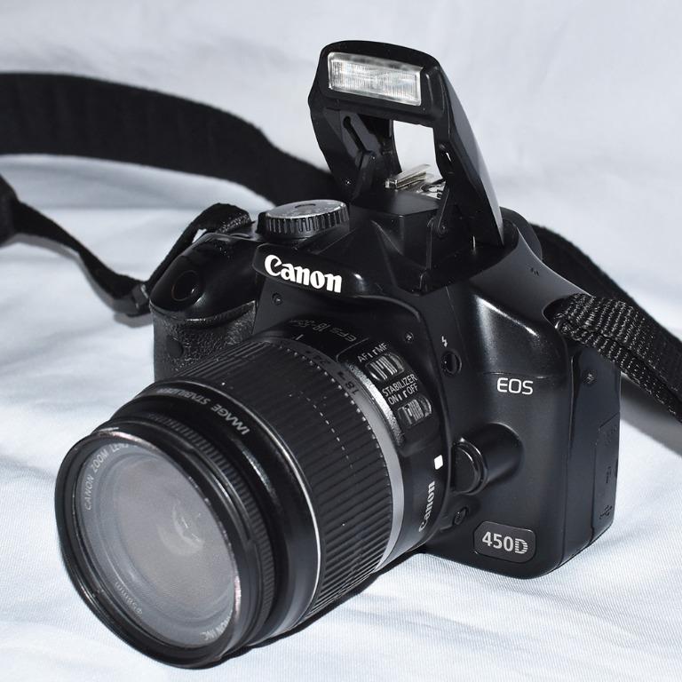 Canon DSLR EOS 450D & 18-55mm AF Image Stabilizer lens(Box package ...
